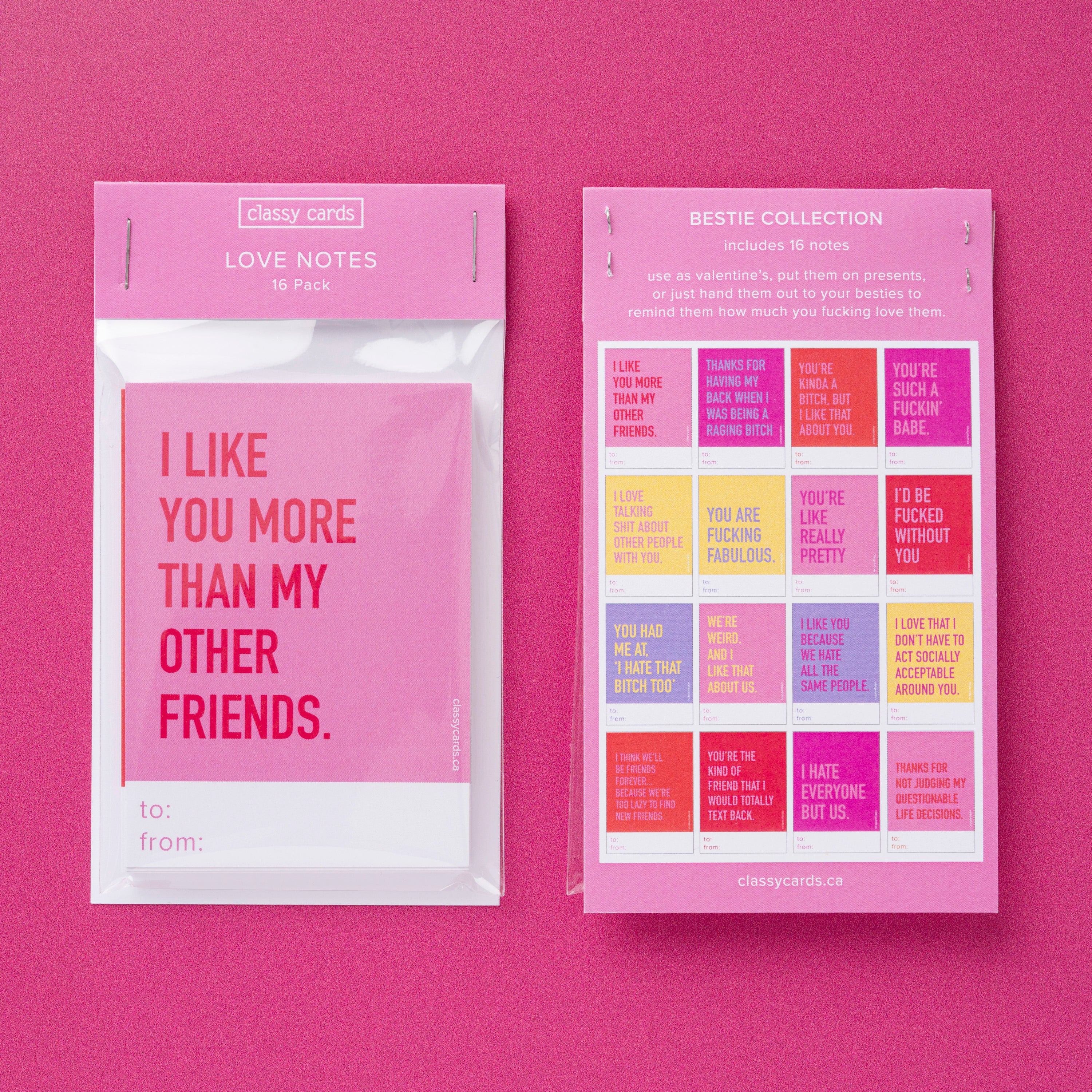Love Notes - Bestie Collection – Classy Cards Creative