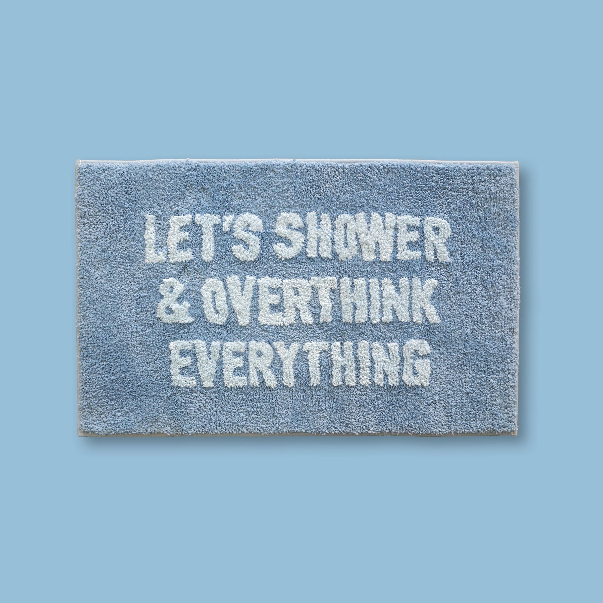 Overthink Everything Bath Mat – Classy Cards Creative
