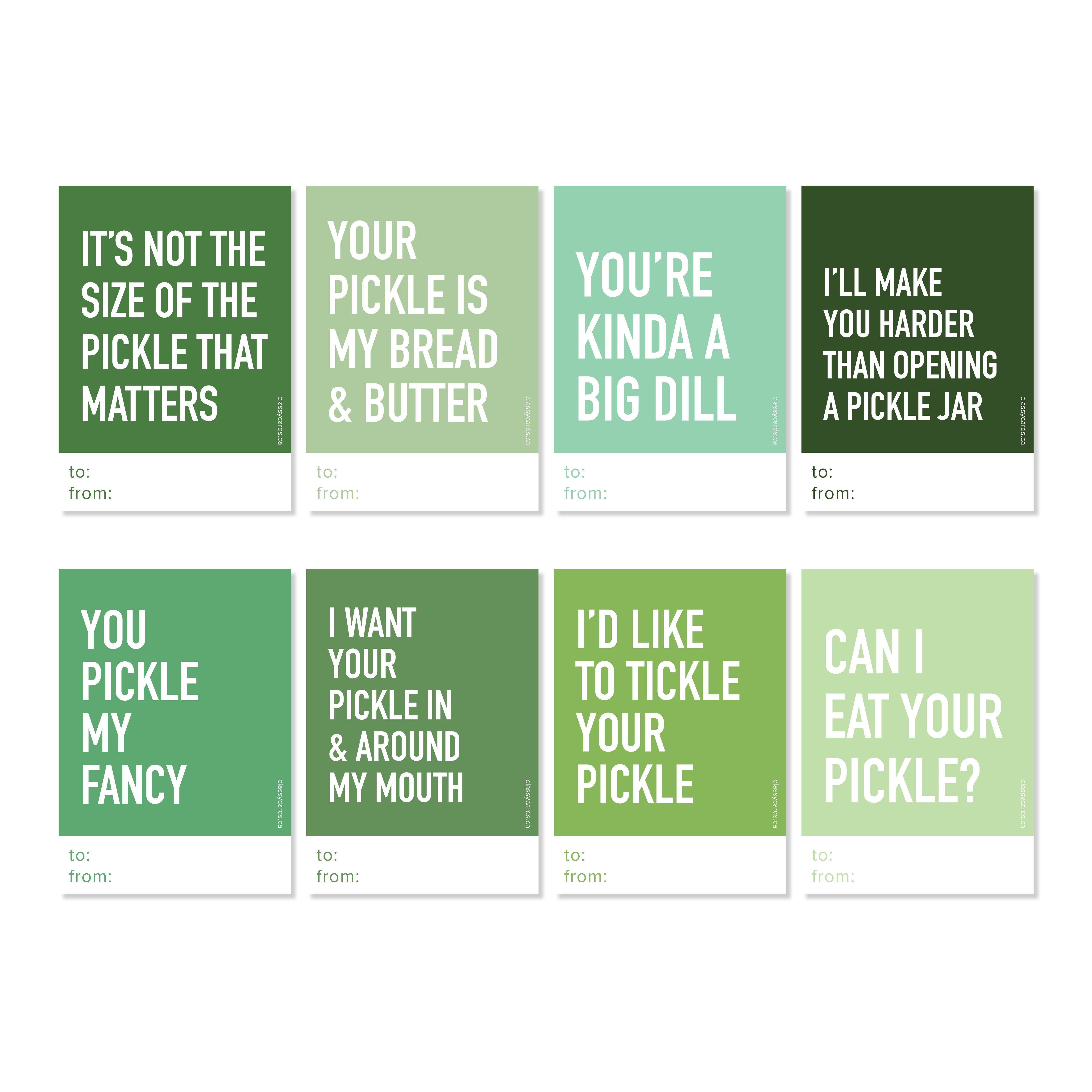 Love Notes - Spicy Pickle Collection – Classy Cards Creative