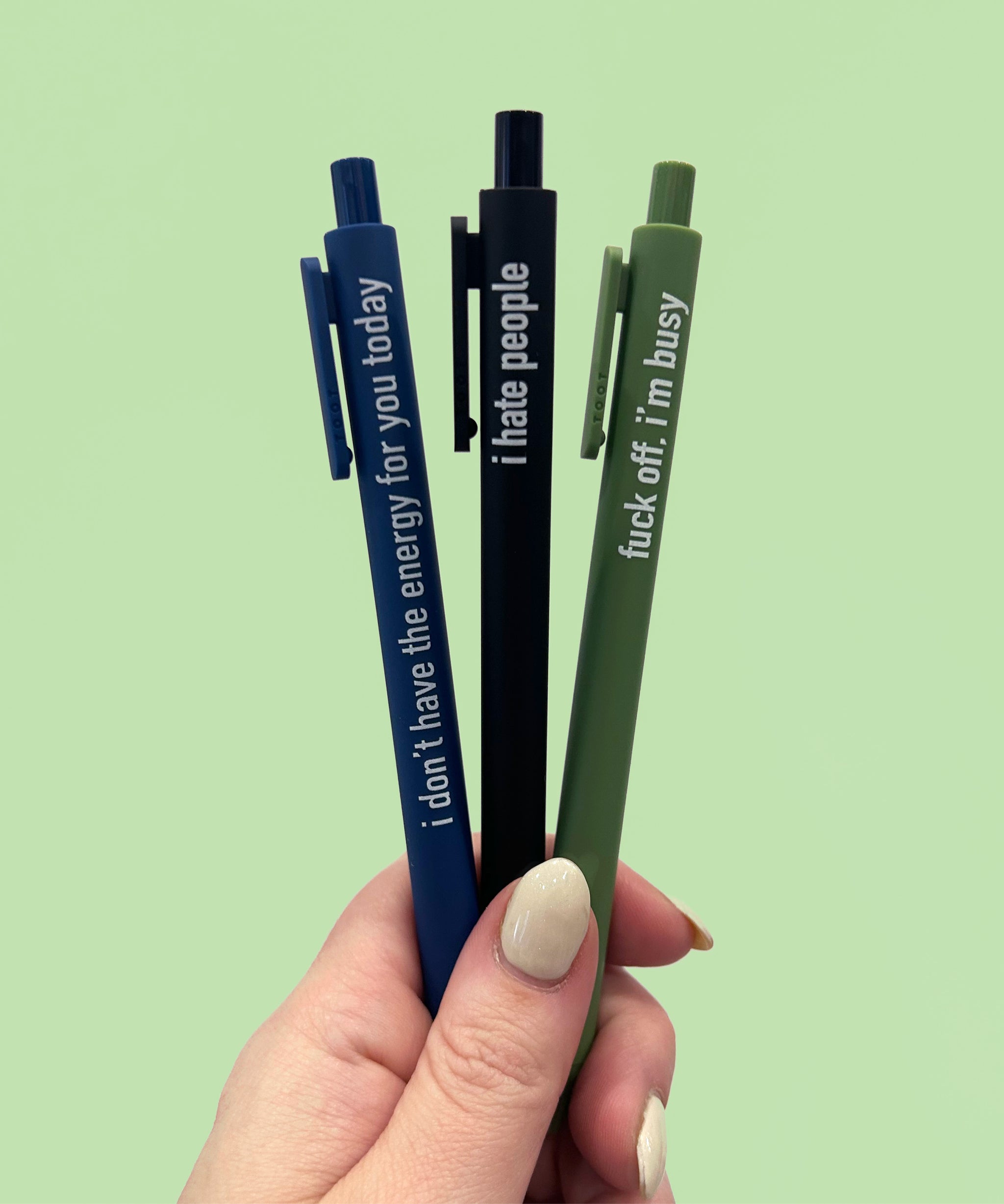 People Who Want To Be Left Alone Pens – Classy Cards Creative