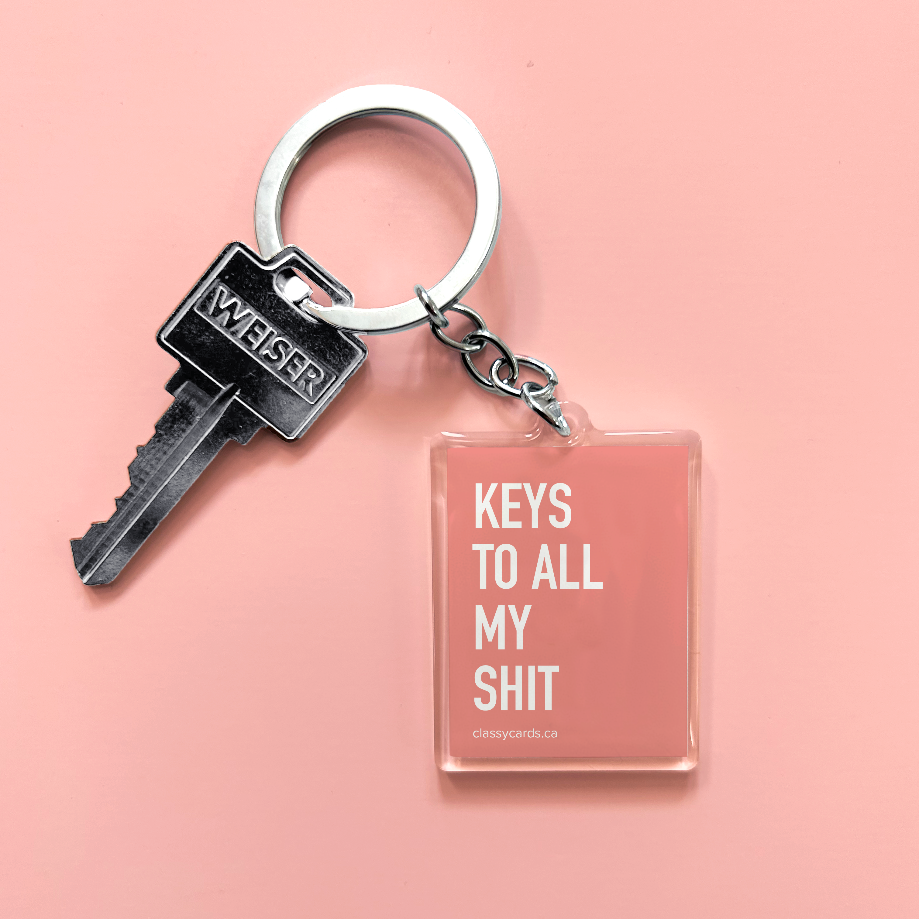 Keys to Shit Keychain – Classy Cards Creative